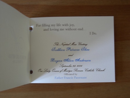 Brides Helping Brides ™ - DIY Menus, Programs and OOT Booklet | LIWeddings